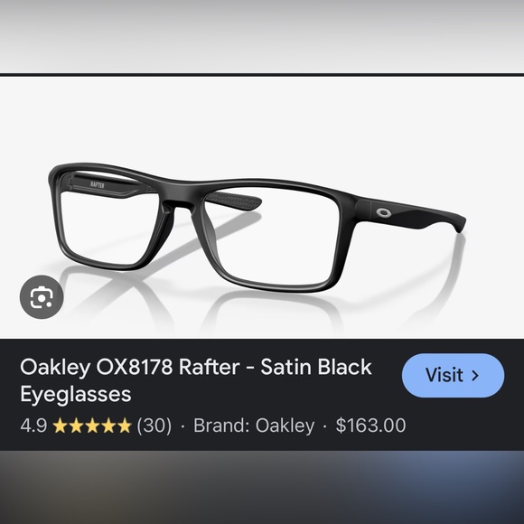 Oakley | Accessories | Oakley Rafter Satin Black Eyeglasses Frame ...